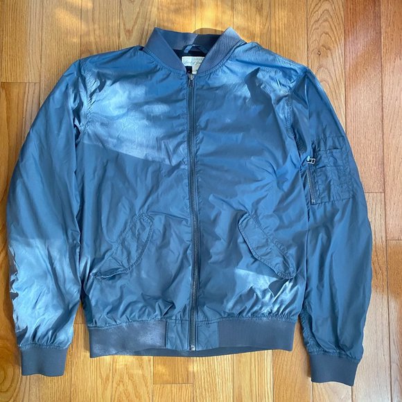 Jackets & Coats | Mens Zip Up Windbreaker Jacket Graphite Color | Poshmark